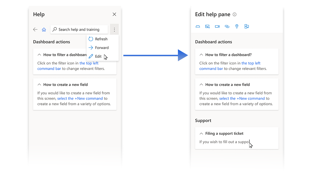 Microsoft Help Panes